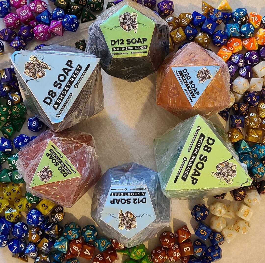 Dice Shaped Soap, With Dice INSIDE - Etsy