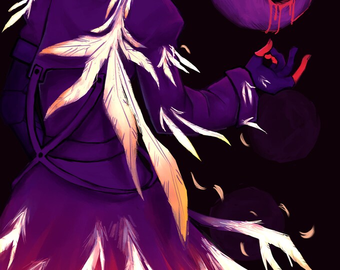 TRIGUN Vash Angel Print - Etsy