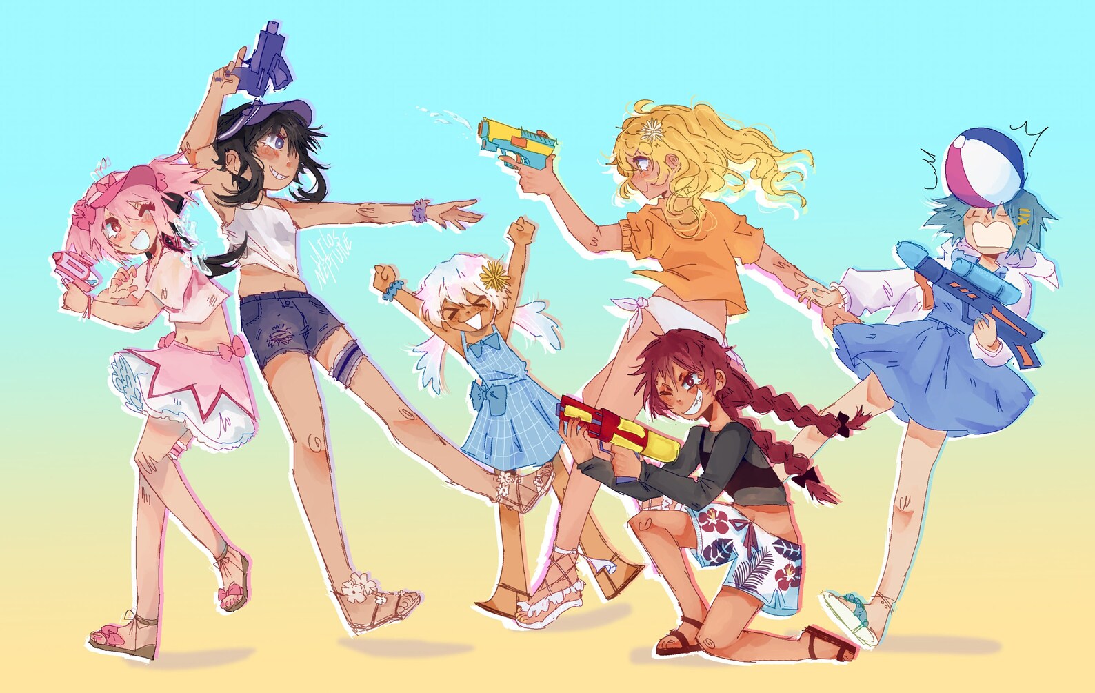 Summer Time: Puella Magi Madoka Magica - Etsy