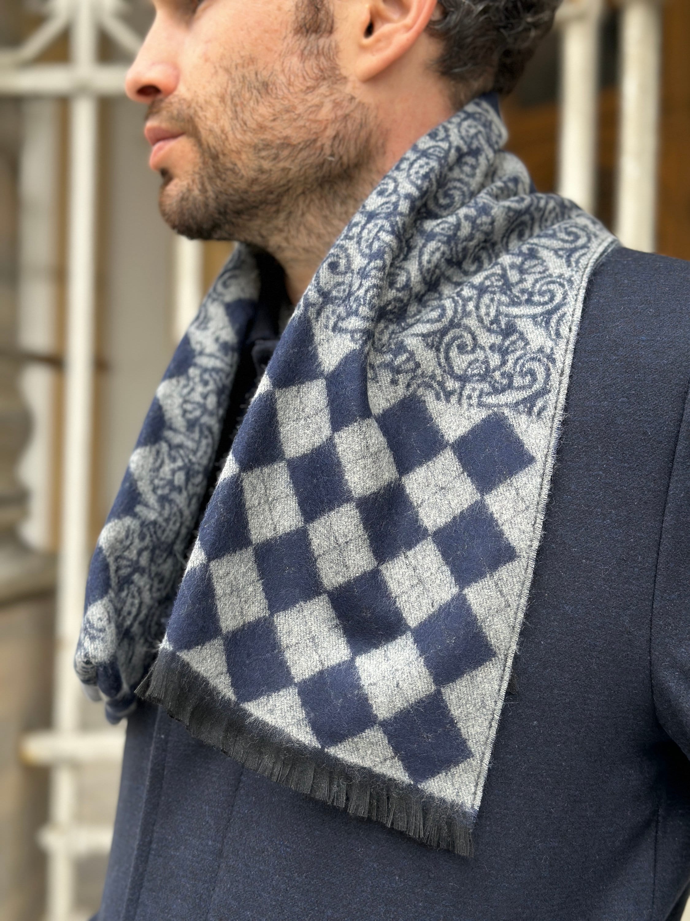 Handmade Cotton Scarf for Discerning Gentlemen Classic & Abstract ...