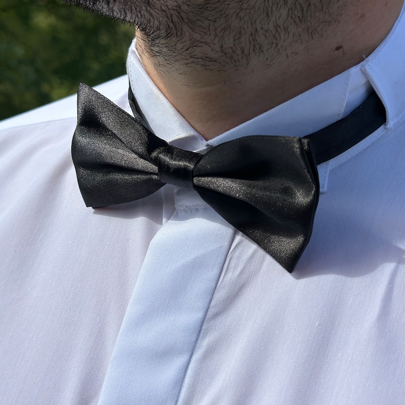 Tuxedo Bow Tie - Etsy