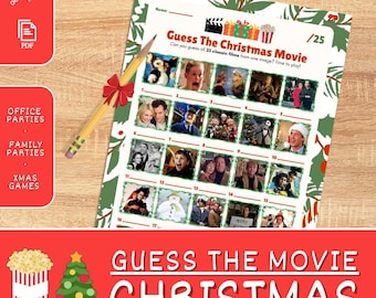 Guess the Movie | Christmas Movie Picture Quiz Game (PDF) - Etsy