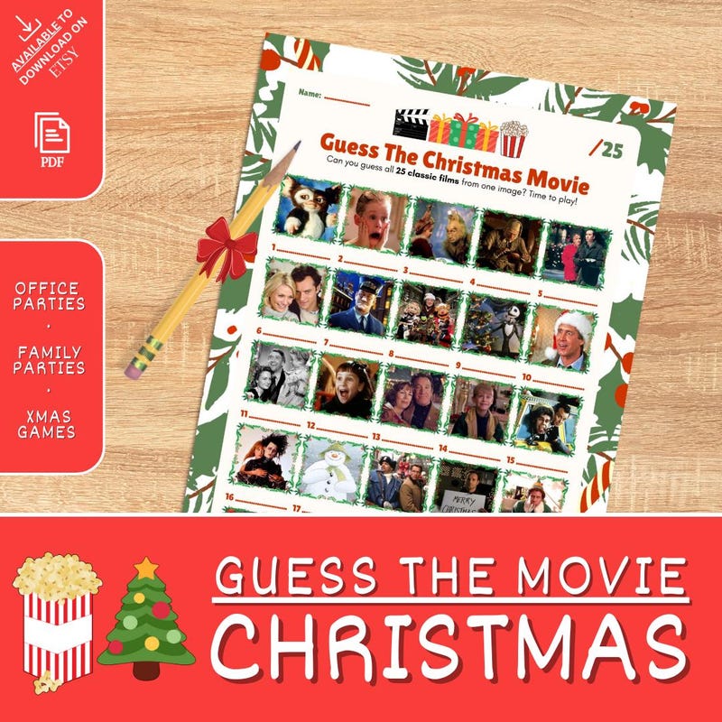 Santa Games Movie - Etsy UK
