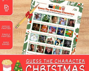 Guess the Movie | Christmas Movie Picture Quiz Game (PDF) - Etsy