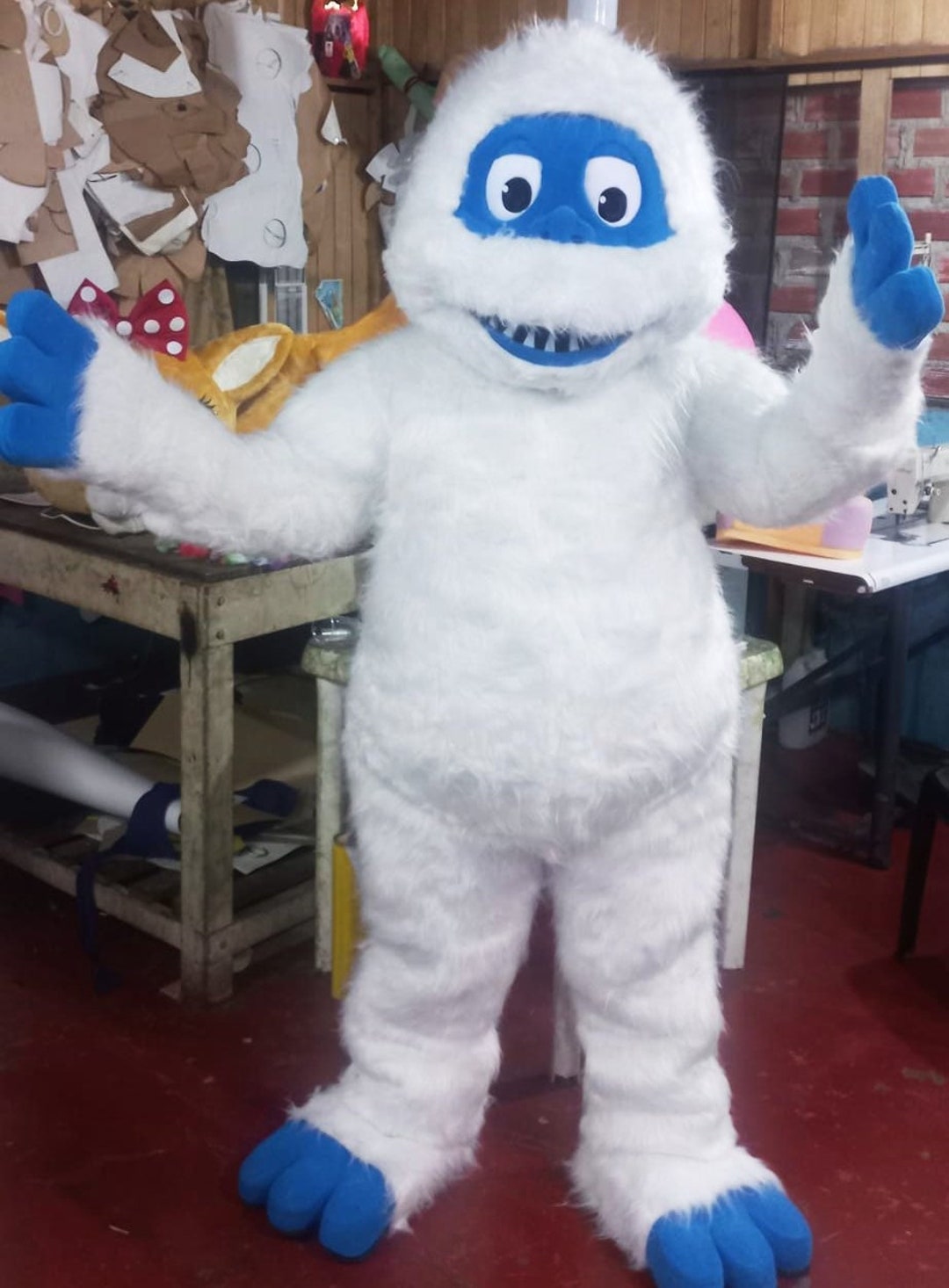 Snow Monster Adult Party Mascot Costume - Etsy