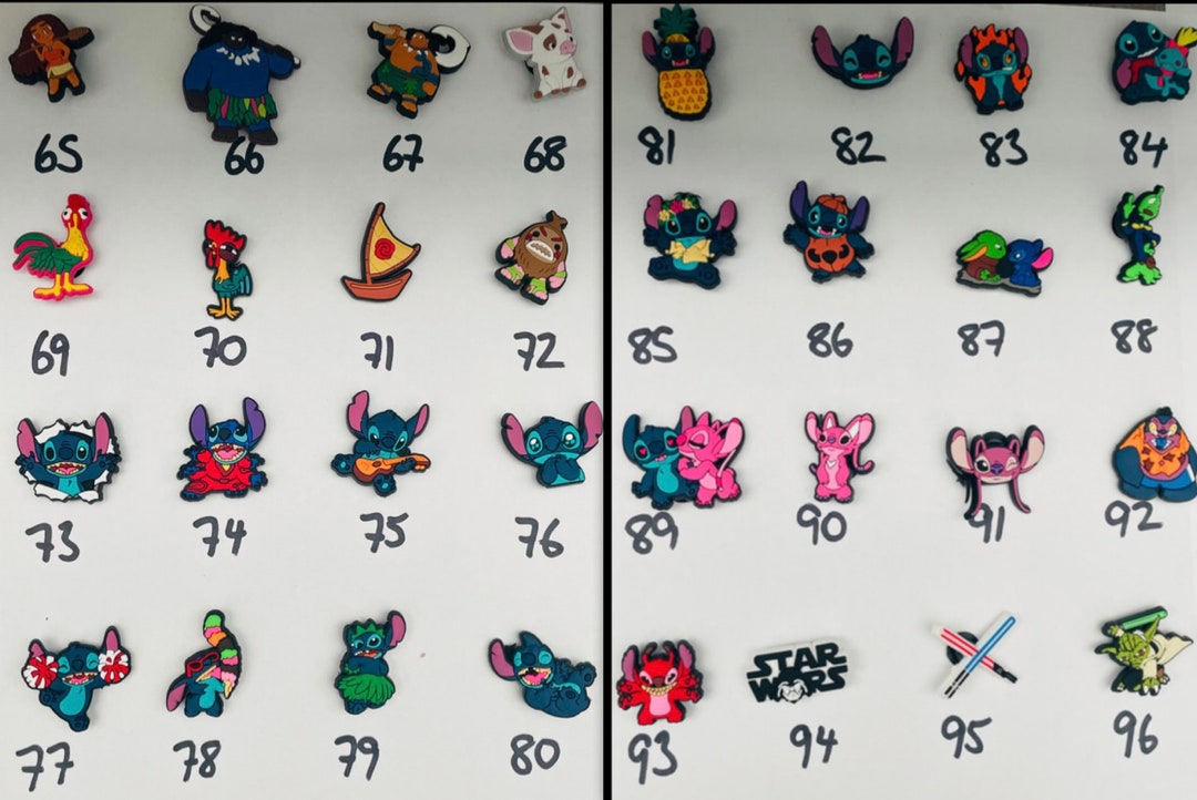 Croc Charms Jibbitz Disney Princess Mickey Minnie Toy Story Monsters ...