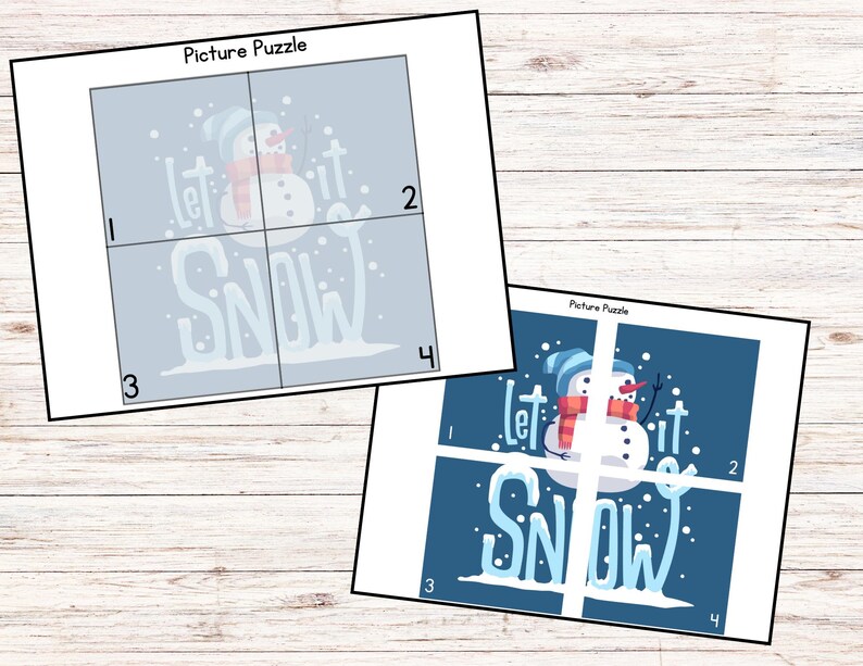Christmas Busy Book Toddler Learning Binder Printable Educational ...