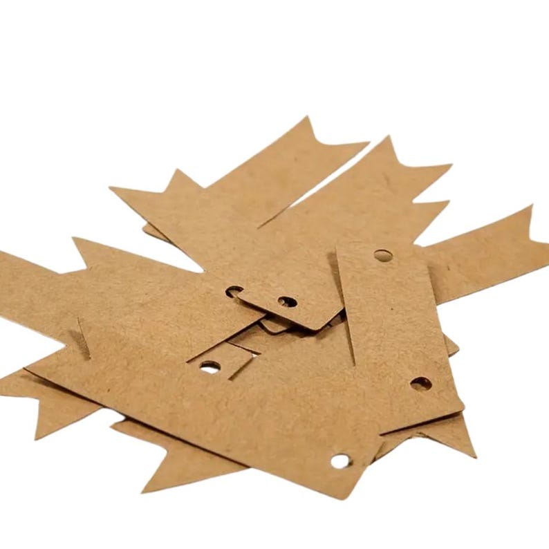 Blank Kraft Paper Tags | Label Tags | Hang Tag | Gift Tag | Kraft Paper ...