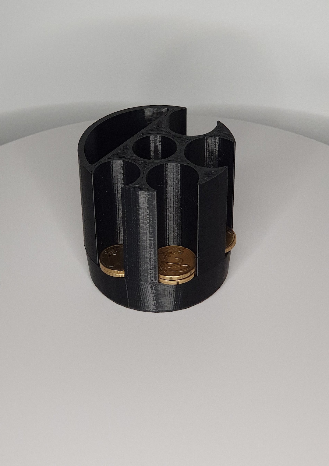 Euro Coin Stacker / Holder for Car Cup Holder. 3D Printed From Uv ...