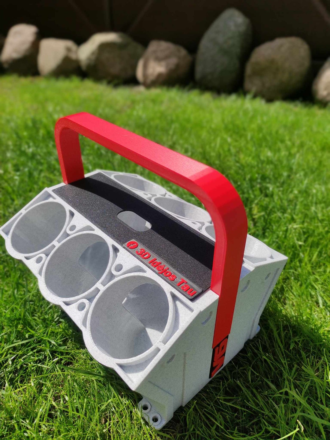 Beer Holder - 3D Printed V6 Block Style, Perfect for Parties and ...