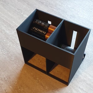 Battery Storage Box, 3D Printed and Sleek, Designed for AA and AAA ...
