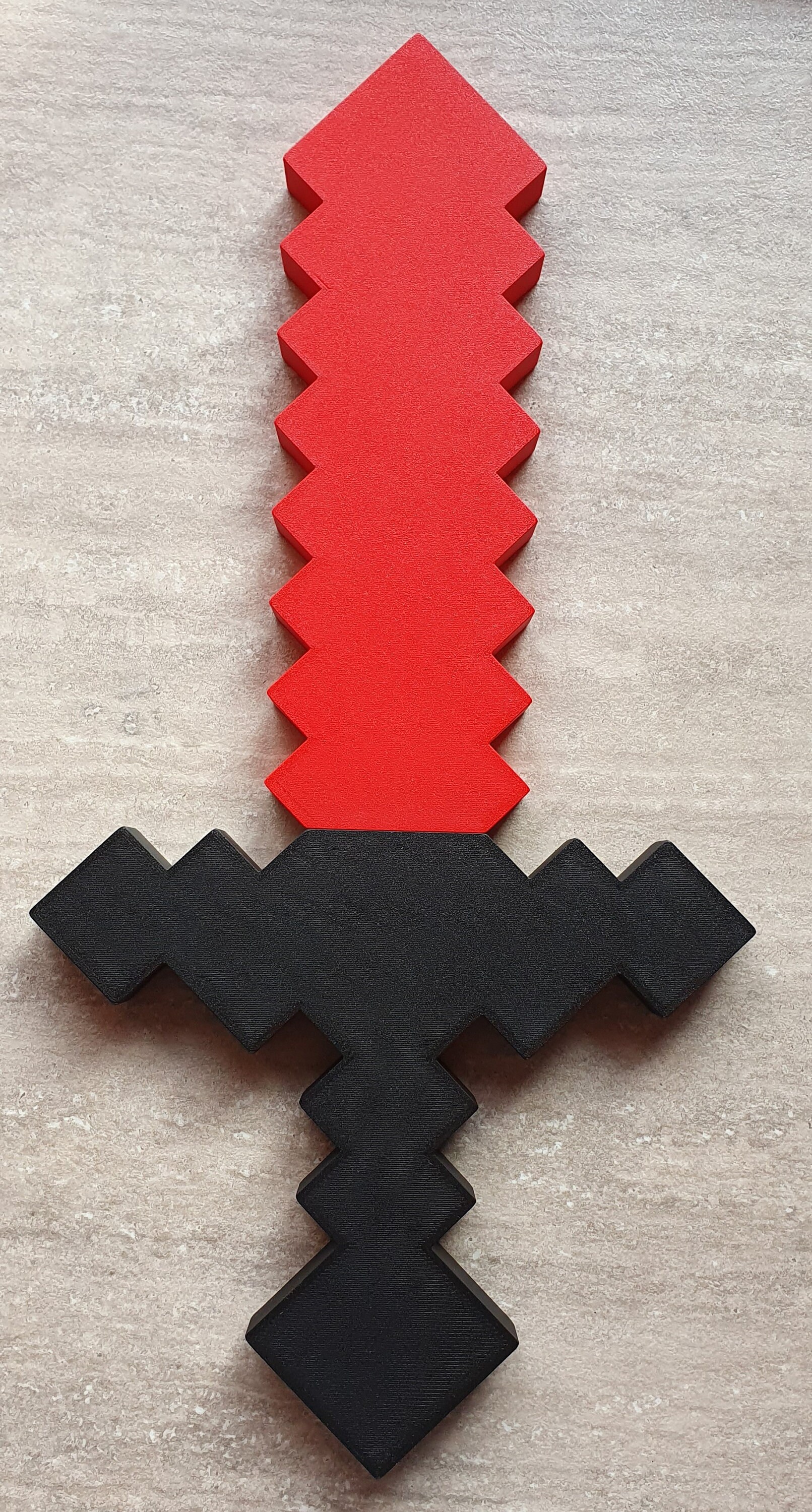 3D Printed Minecraft Sword Perfect as a Gift for Fans of This - Etsy