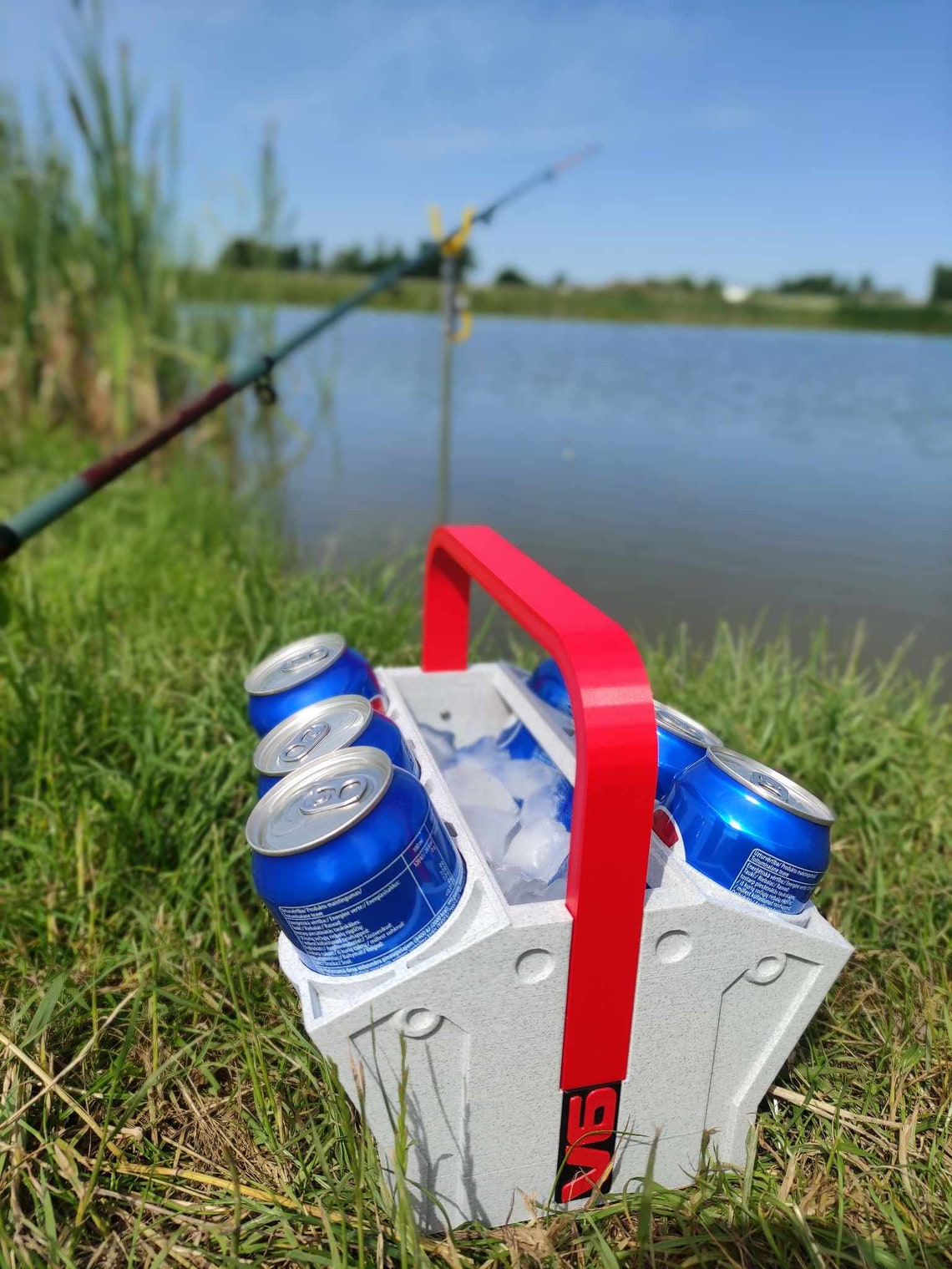 Beer Holder - 3D Printed V6 Block Style, Perfect for Parties and ...