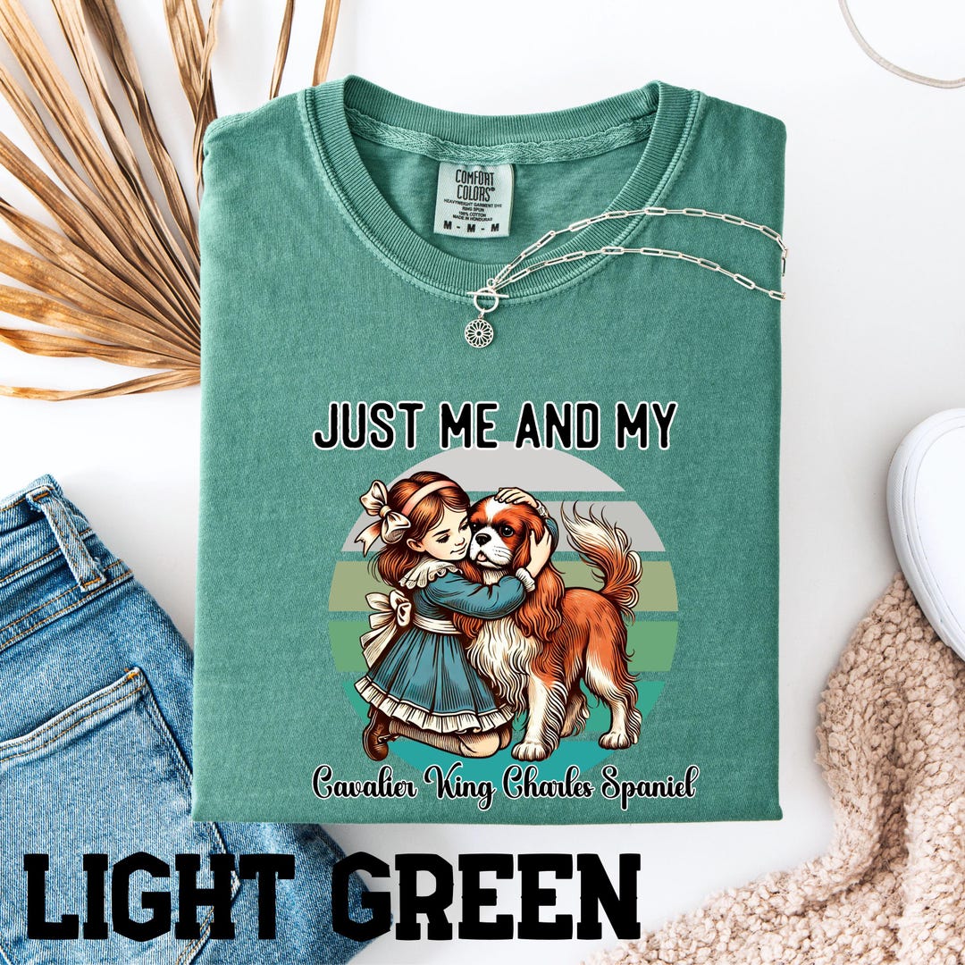 Cavalier King Charles Spaniel T-shirt, Comfort Colors - Etsy