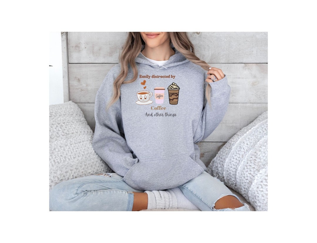 Coffee Hooded Sweatshirt, Coffee Sweater, Christmas 2024, Gift From ...