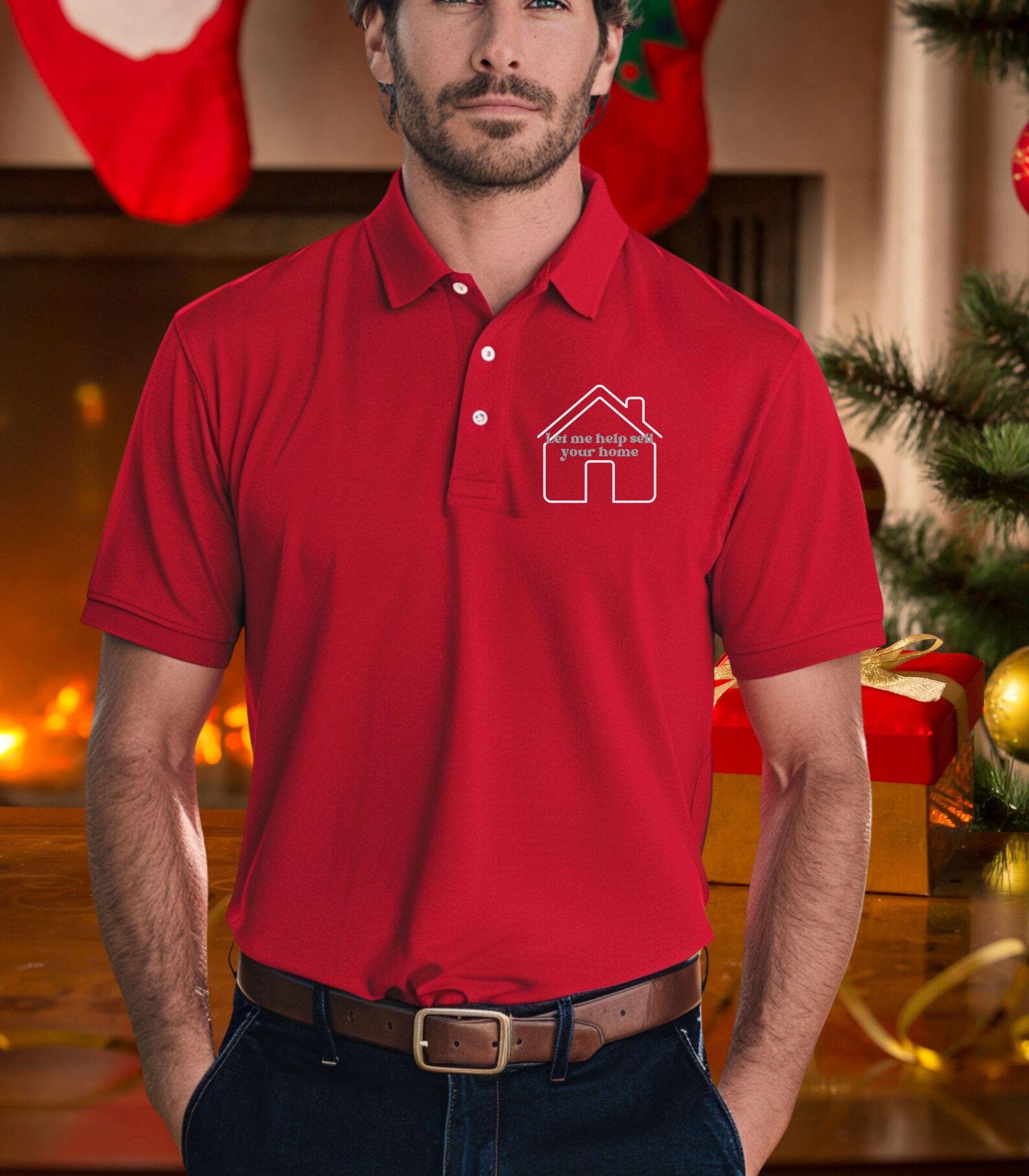 Real Estate Agent Polo Shirt: Professional Piqué Cotton Outfit - Etsy