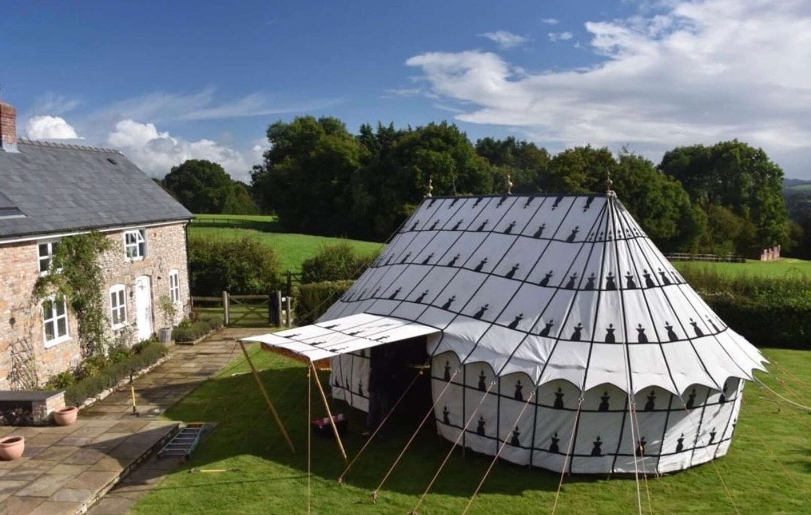 Moroccan Wedding Tents Style Tent With Central Poles Ideal as Yoga ...