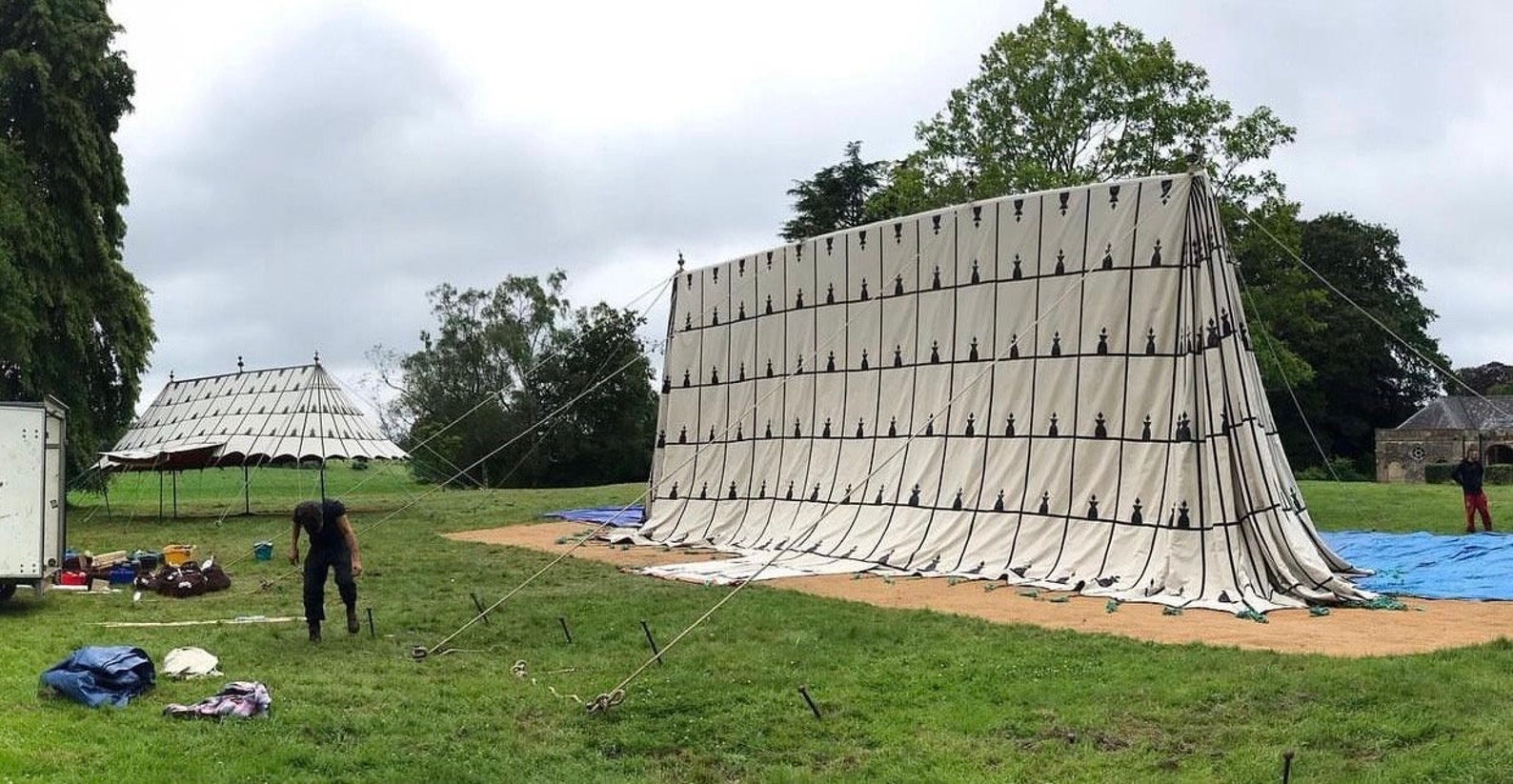 Moroccan Wedding Tents Style Tent With Central Poles Ideal as Yoga ...