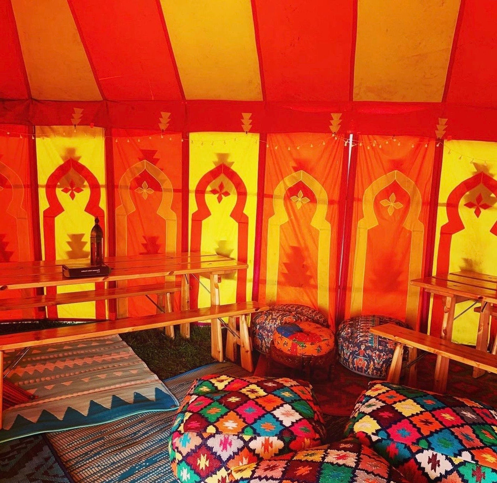 Moroccan Wedding Tents Style Tent With Central Poles Ideal as Yoga ...