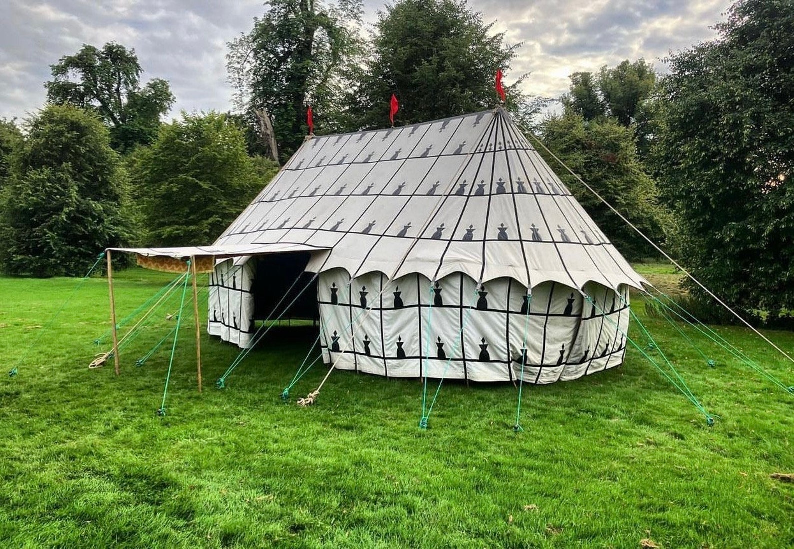 Moroccan Wedding Tents Style Tent With Central Poles Ideal as Yoga ...