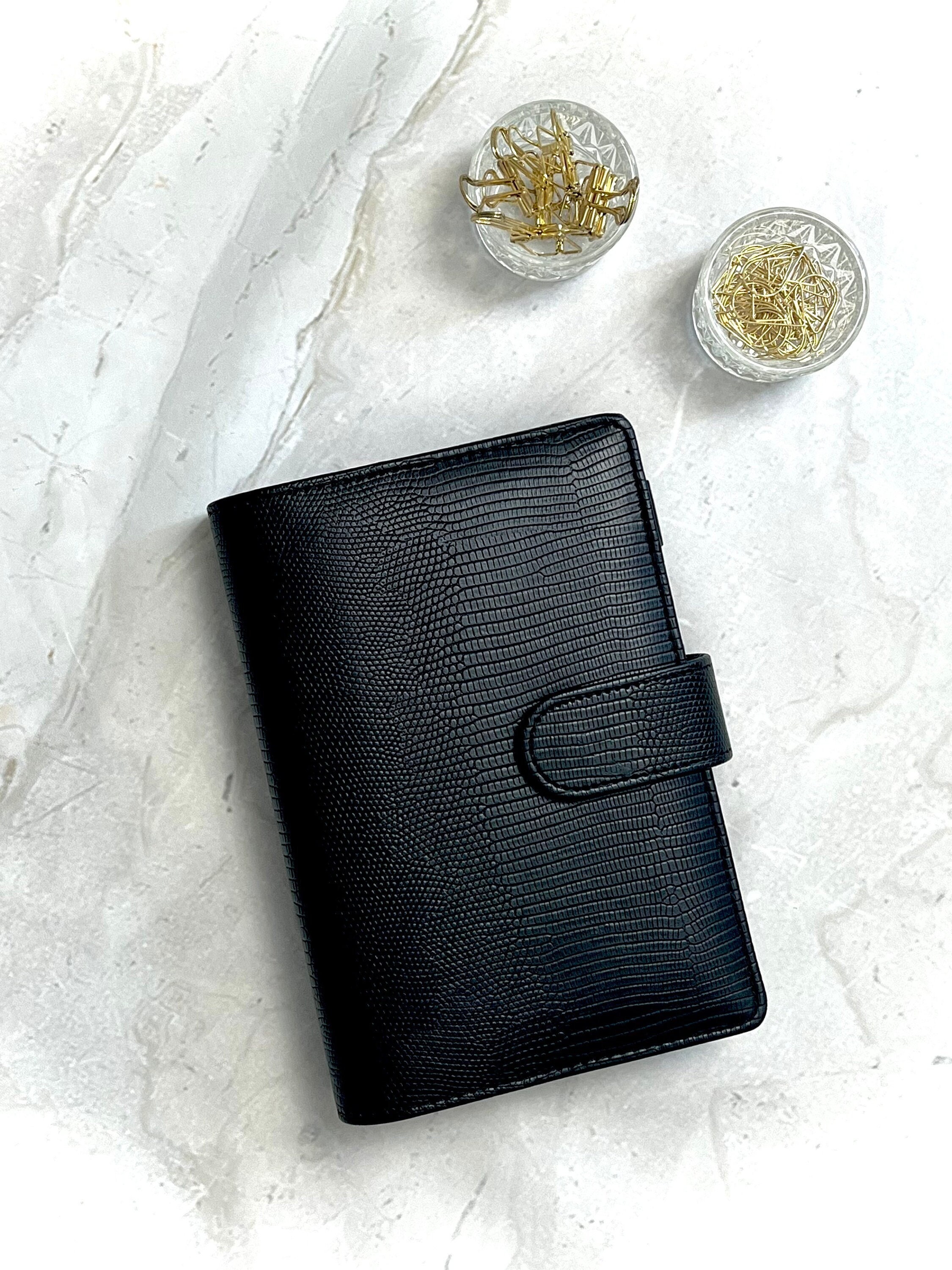 A6 Premium Binder 6 Zipper Envelopes Budget Personal Gecko Gold ...