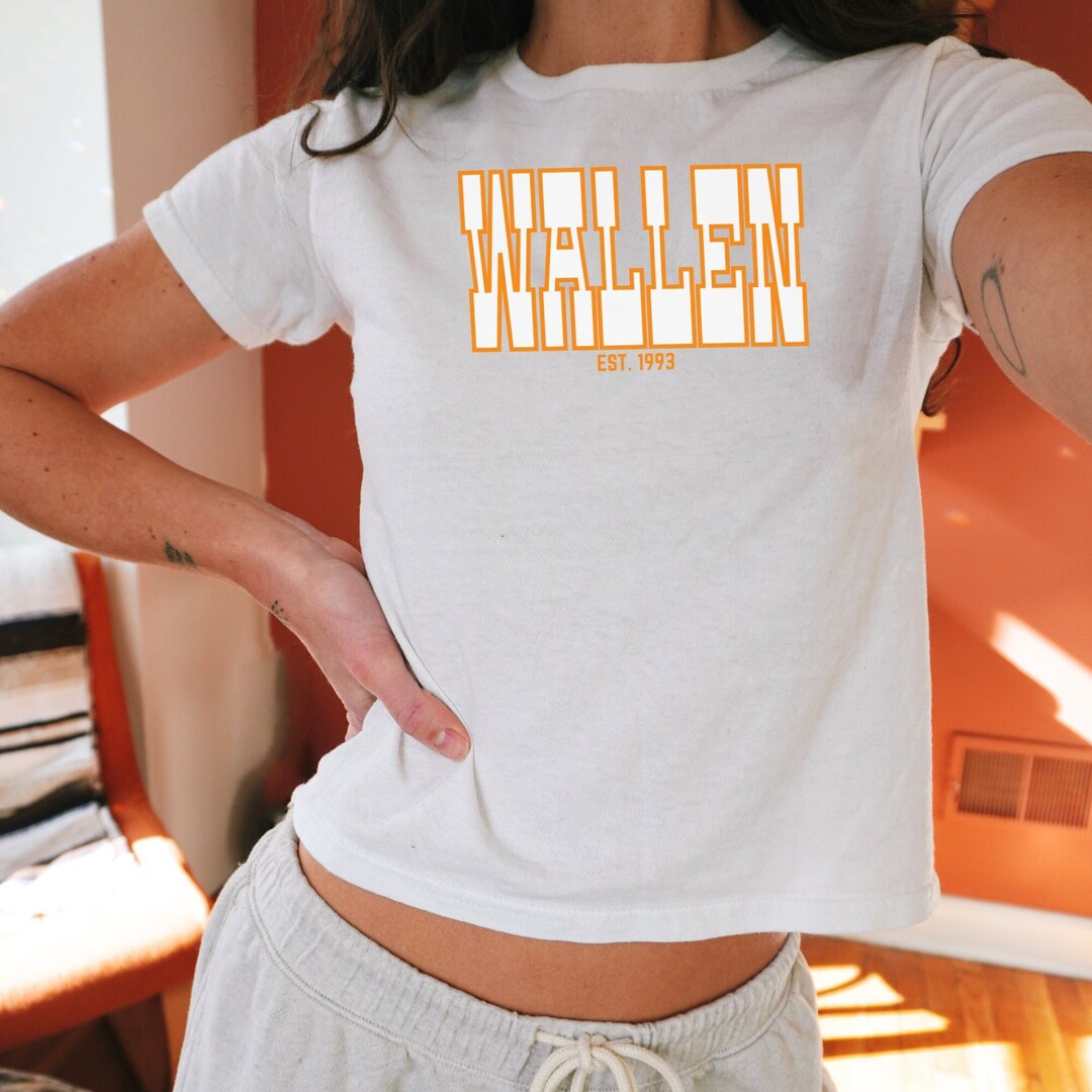 Morgan Wallen Baby Tee Shirt University of Tennessee Orange Vols ...