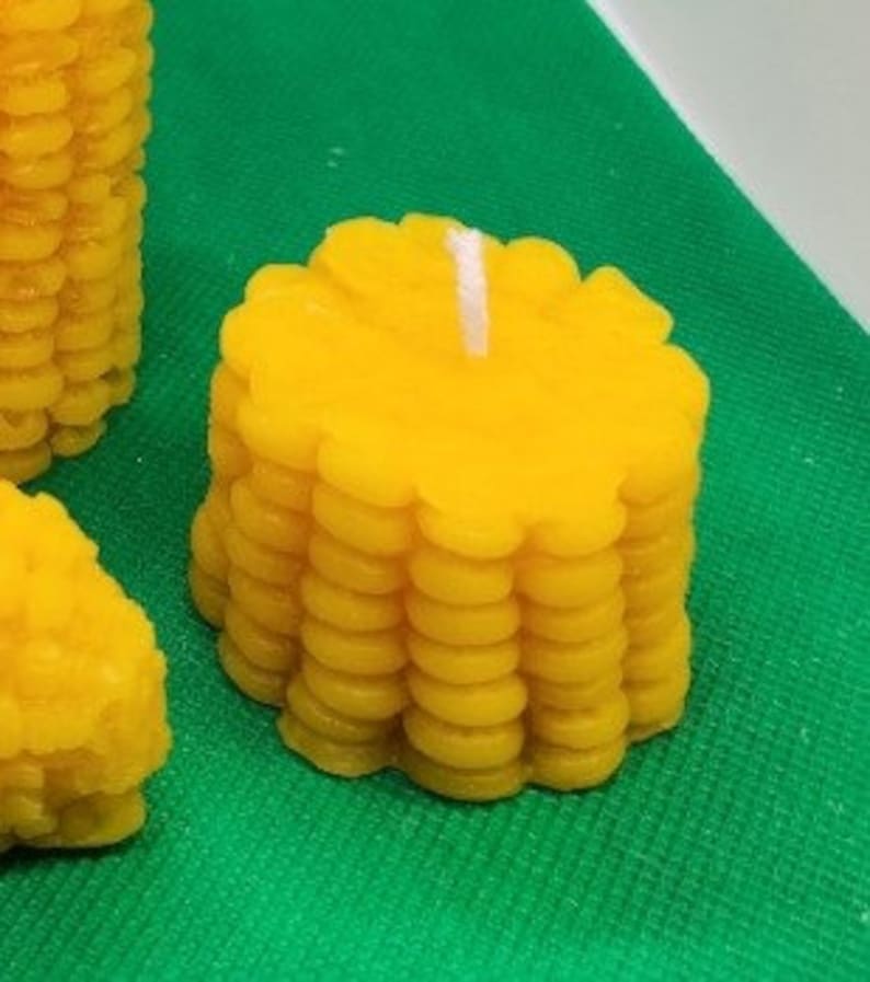 Corn Cob Beeswax Candle / Fall Candle / Harvest Candle/ Pure Beeswax ...