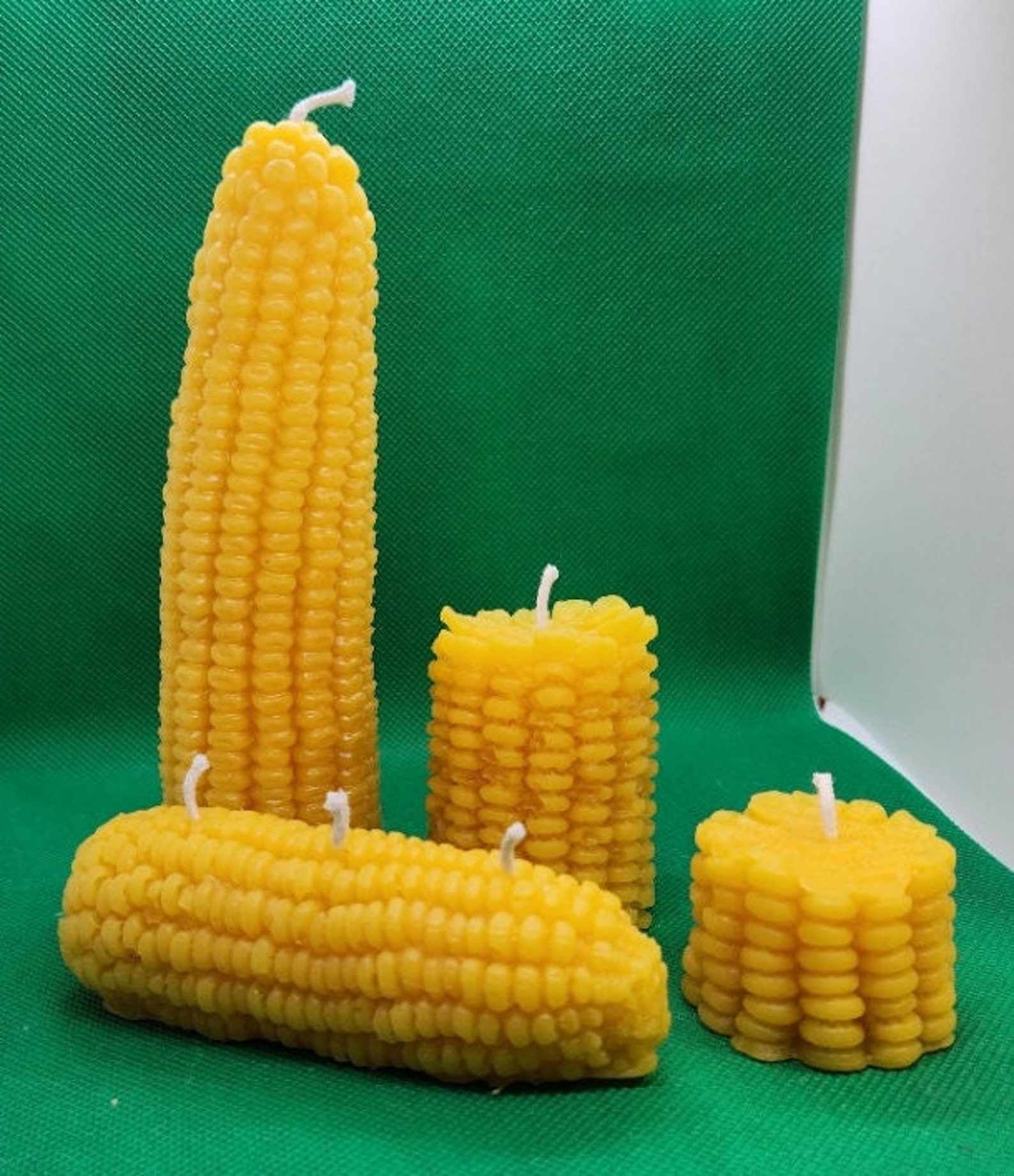 Corn Cob Beeswax Candle / Fall Candle / Harvest Candle/ Pure Beeswax ...