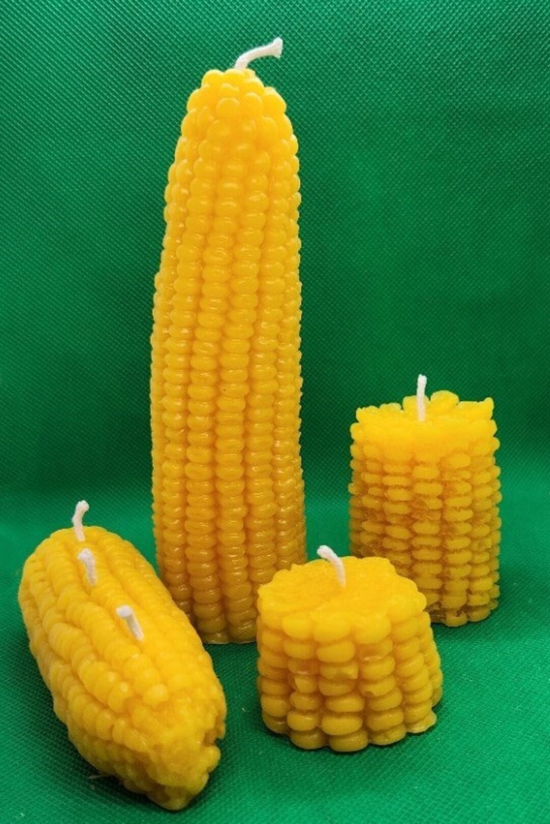 Corn Cob Beeswax Candle / Fall Candle / Harvest Candle/ Pure Beeswax ...