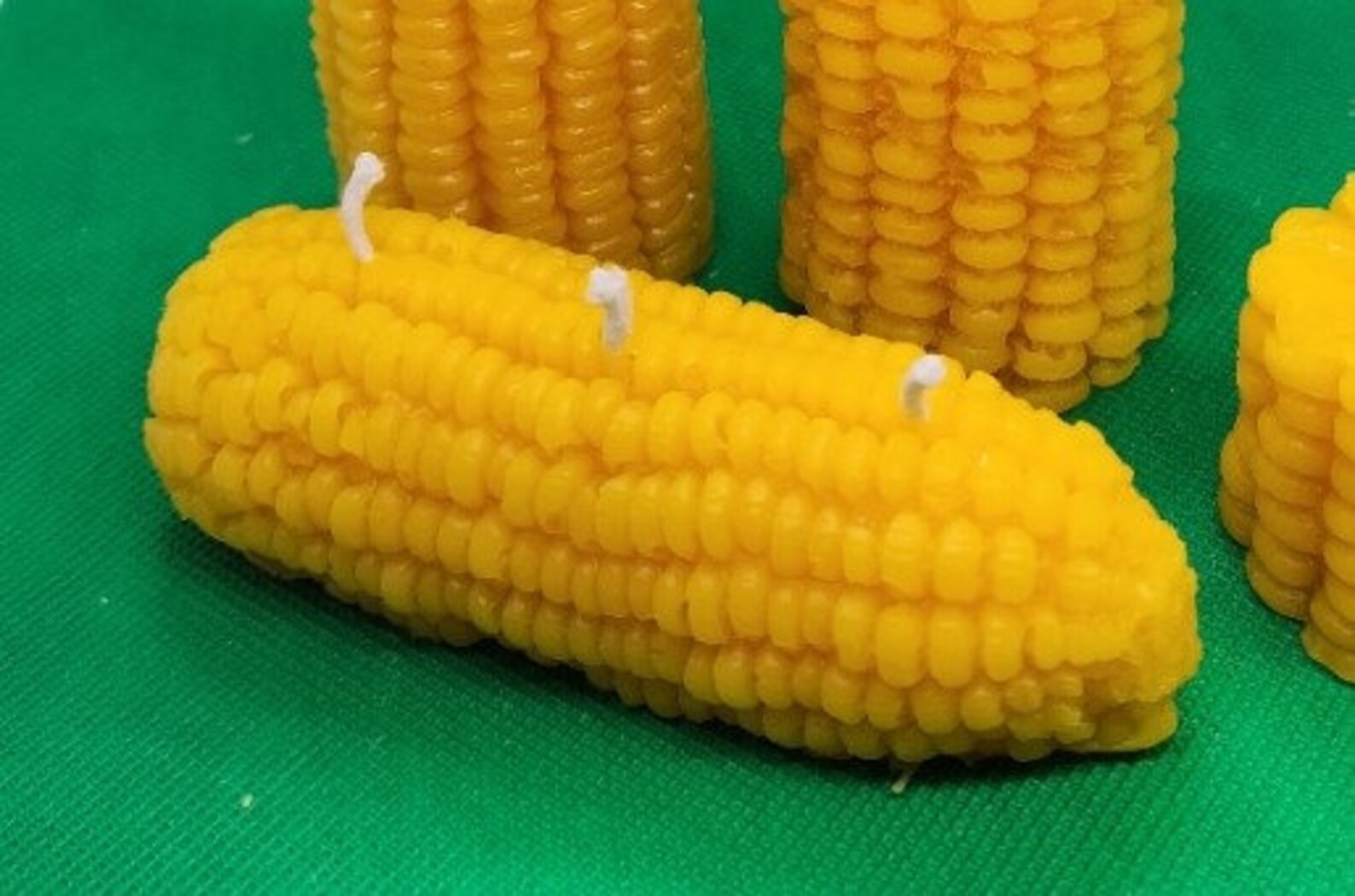 Corn Cob Beeswax Candle / Fall Candle / Harvest Candle/ Pure Beeswax ...
