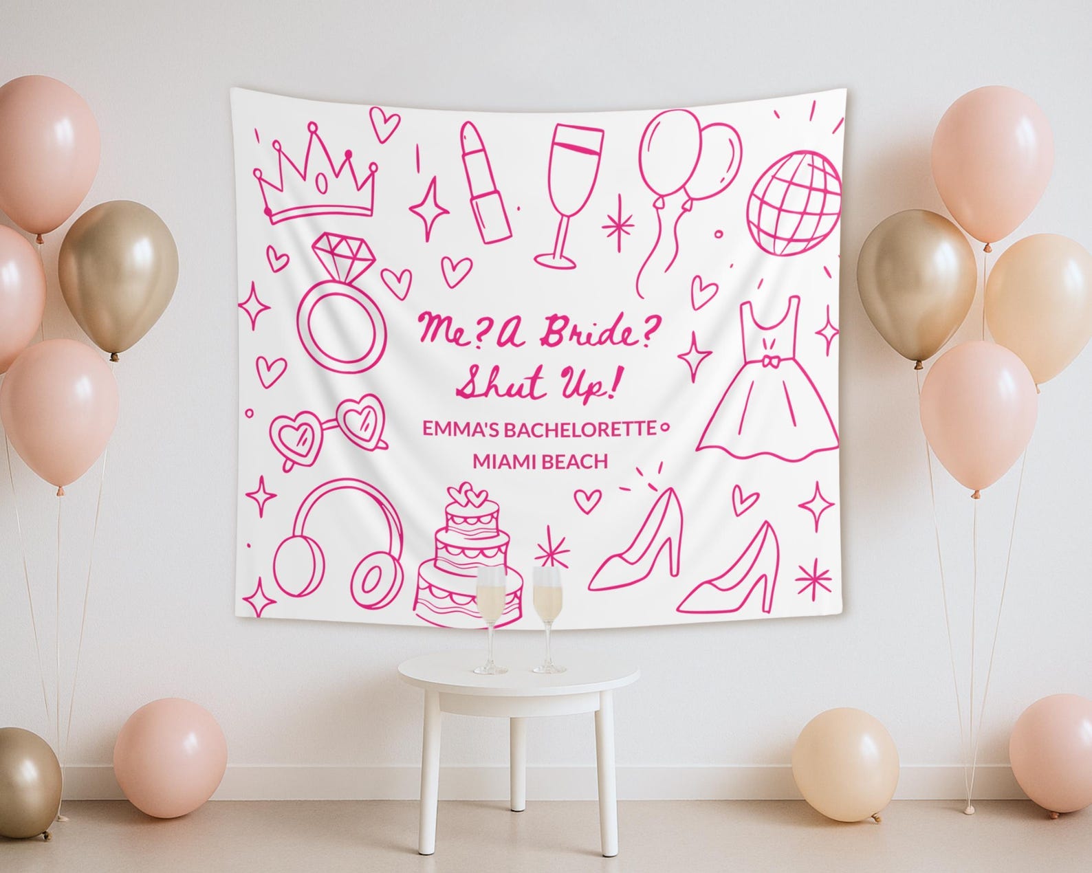 Custom Bachelorette Party Banner: Princess Bride Theme - Etsy