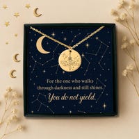You Do Not Yield Throne of Glass Wyrdmarks Necklace | TOG Bookish ...