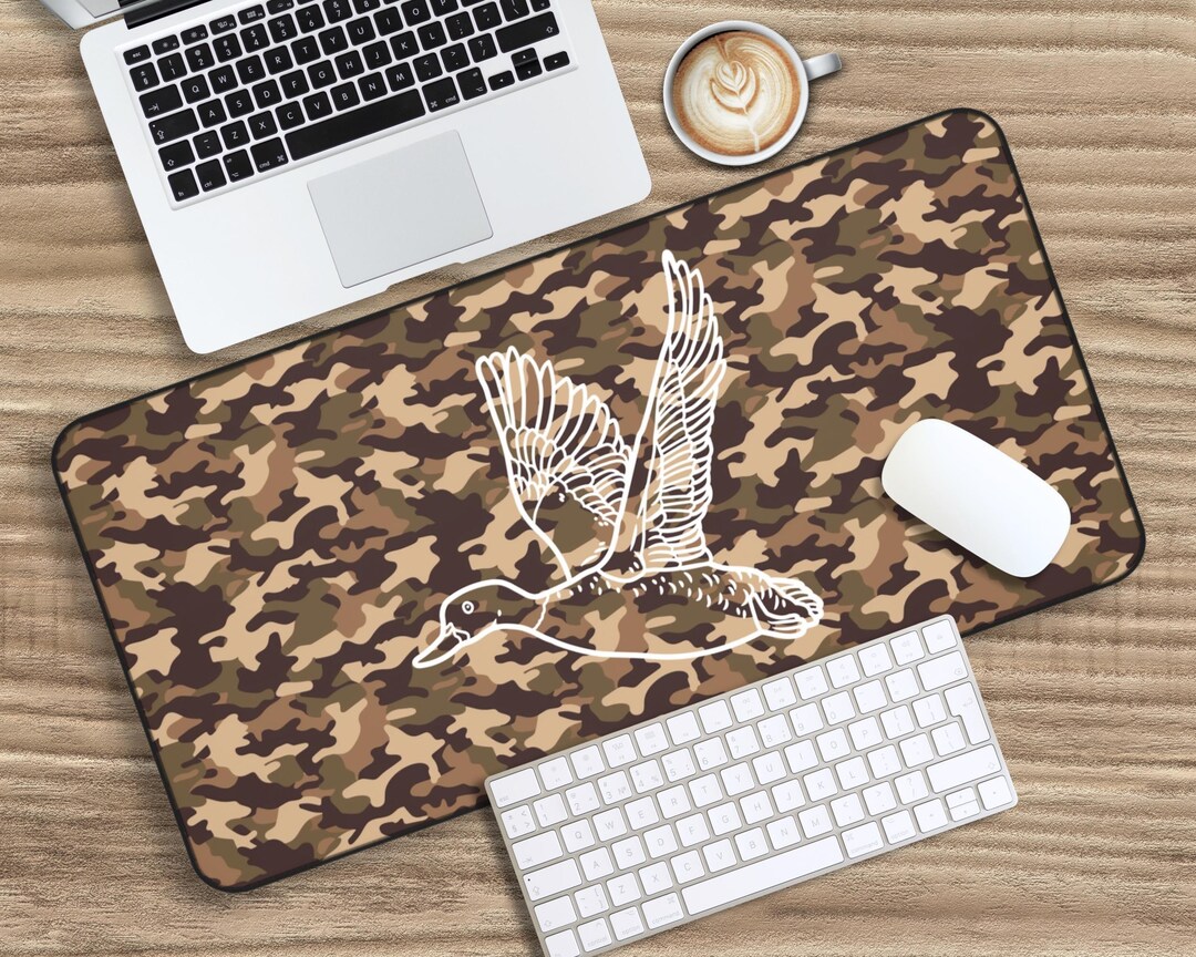 Old School Camo Desk Mat, Camo Mouse Pad, Large Desk Mat, Xxl Desk Mat ...