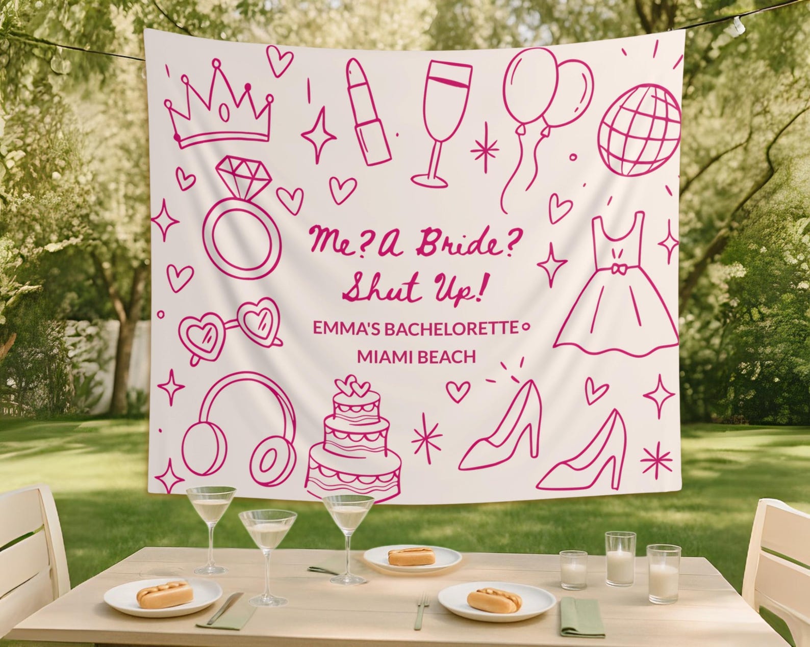 Custom Bachelorette Party Banner: Princess Bride Theme - Etsy