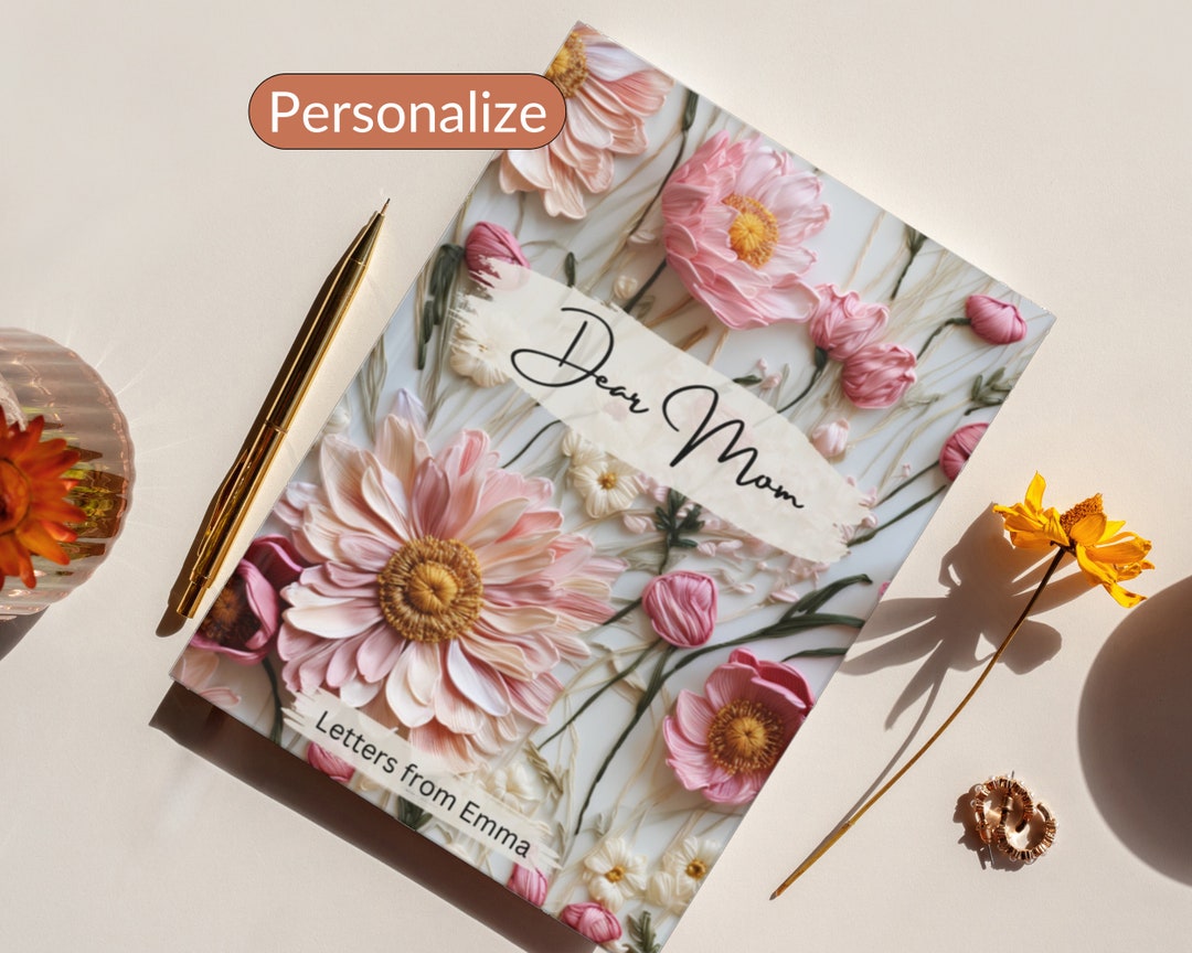 Letters to Mom, Personalized Mama Notebook, Custom Dear Mom Journal ...