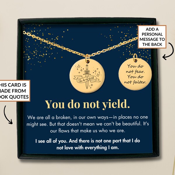 You Do Not Yield Jewellery - Etsy
