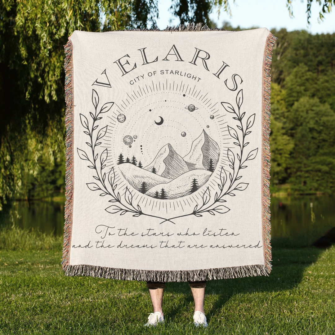 City of Starlight Throw, ACOTAR Woven Blanket, the Night Court, A Court ...