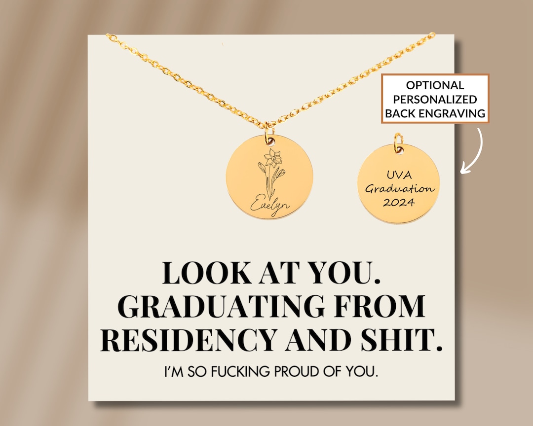 Custom Residency Graduation Gift, Gift for Residency, Personalized ...