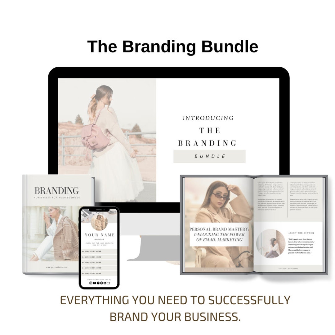 Branding Bundle How to Start a Brand Ebook Board Template DIY Branding Kit Business Branding Kit ...