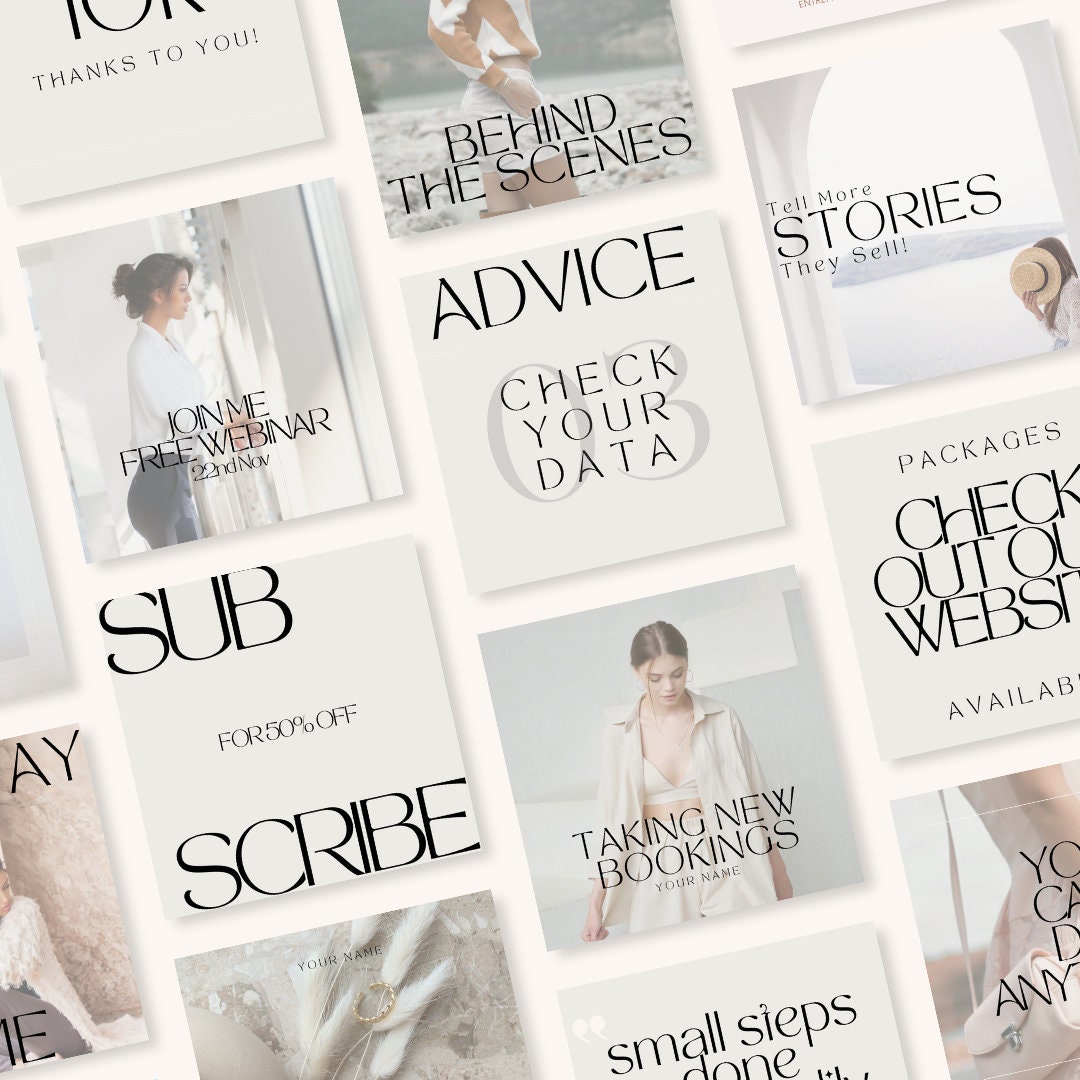 50 Aesthetic Digital Marketing Social Media Posts and Reel Covers ...