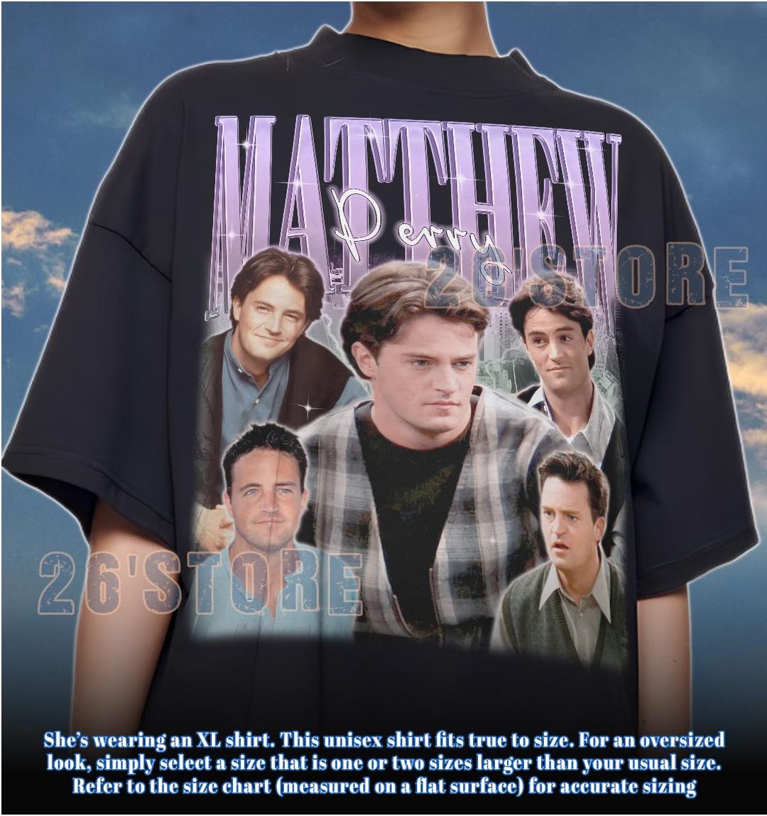 MATTHEW PERRY Shirt, Matthew Perry Comfort Colors Shirt, Matthew Perry ...
