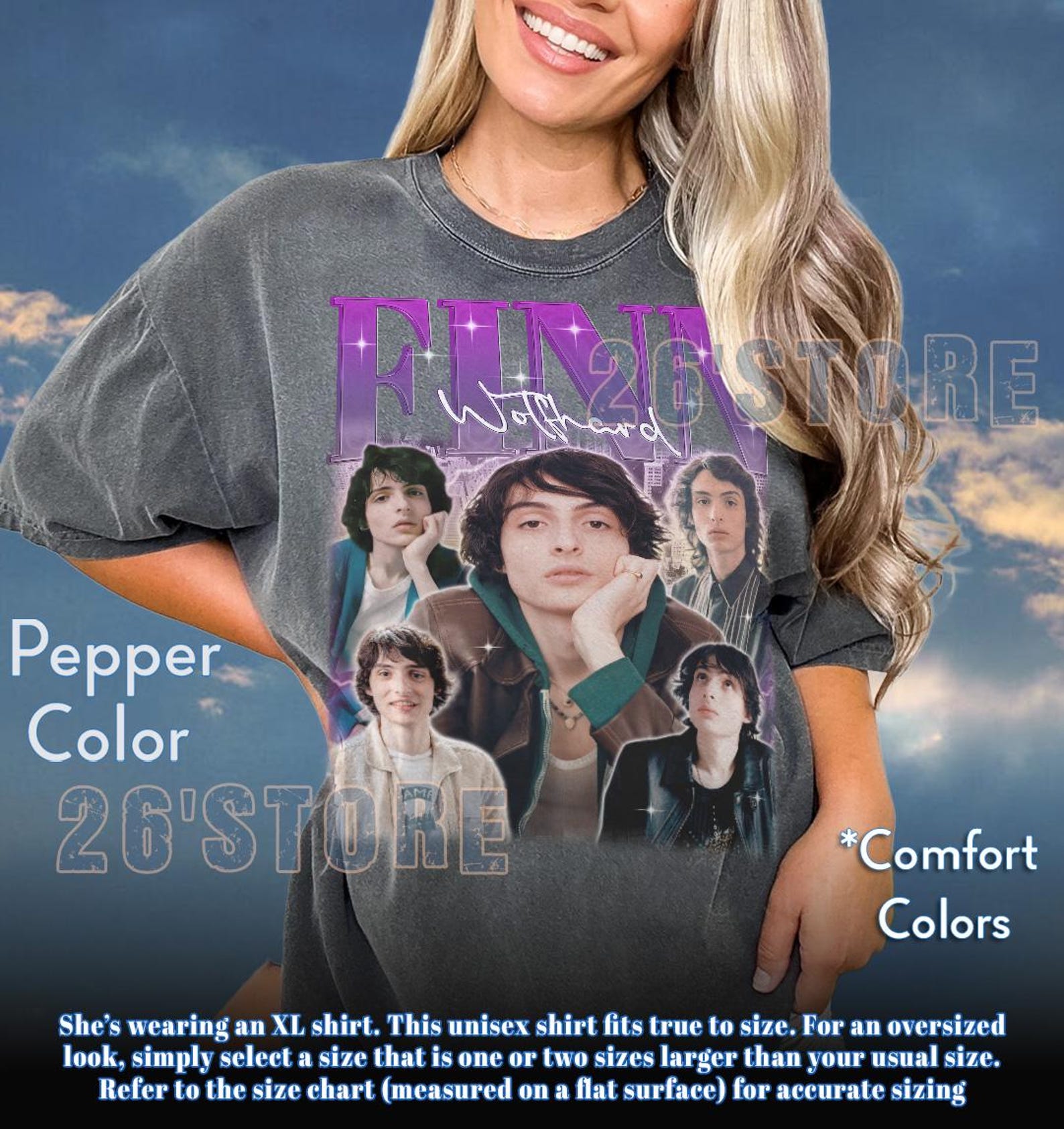 FINN WOLFHARD Shirt, Finn Wolfhard Tshirt, Finn Wolfhard Sweatshirt ...