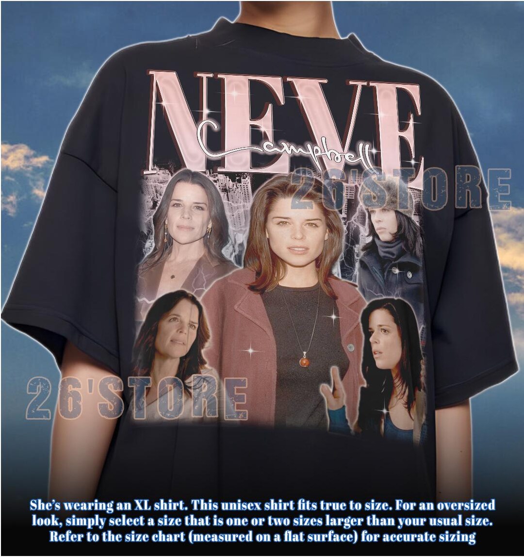 NEVE CAMPBELL Shirt, Neve Campbell Comfort Colors Shirt, Neve Campbell ...