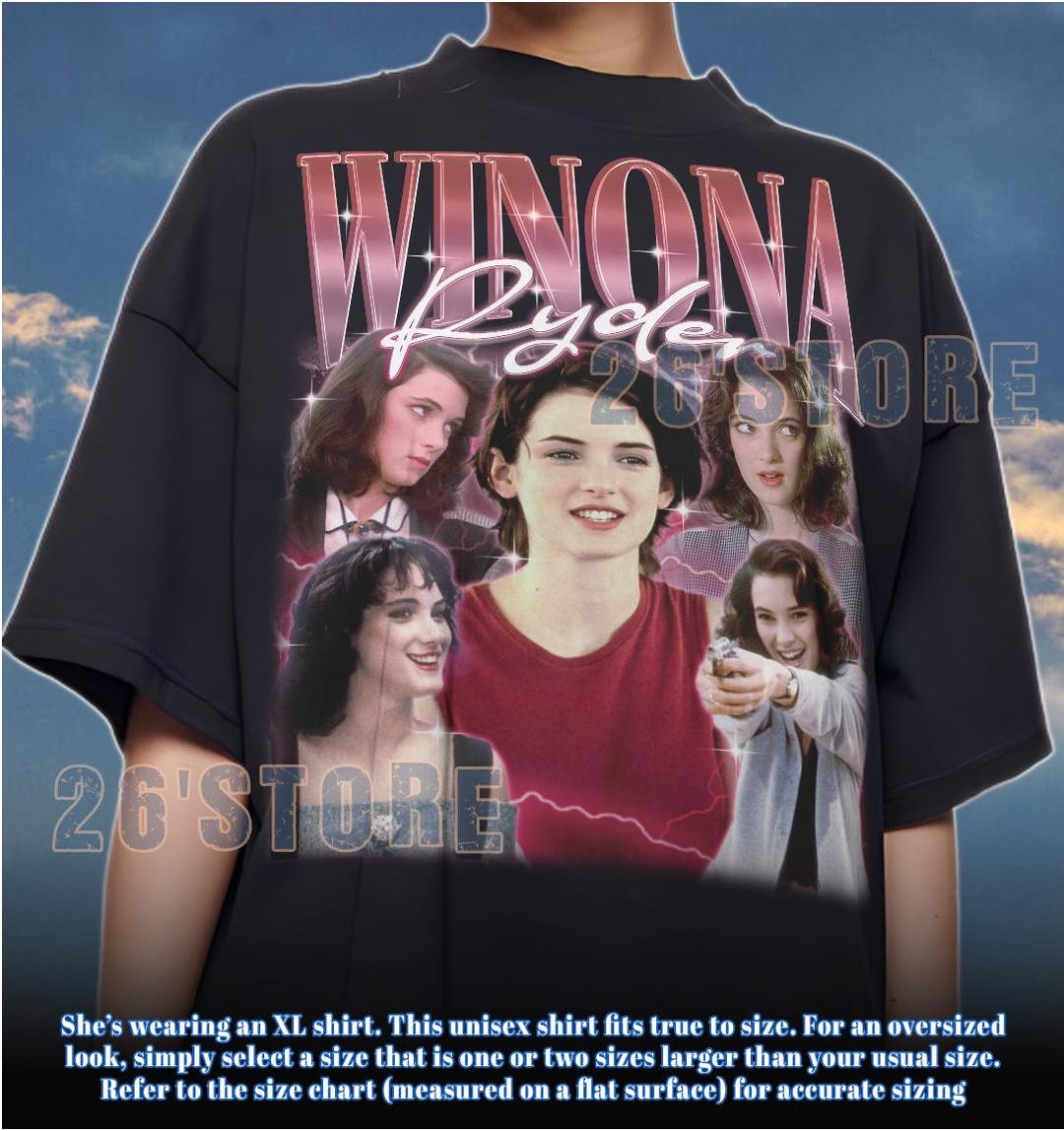 WINONA RYDER Shirt, Winona Ryder Comfort Colors Shirt, Winona Ryder ...