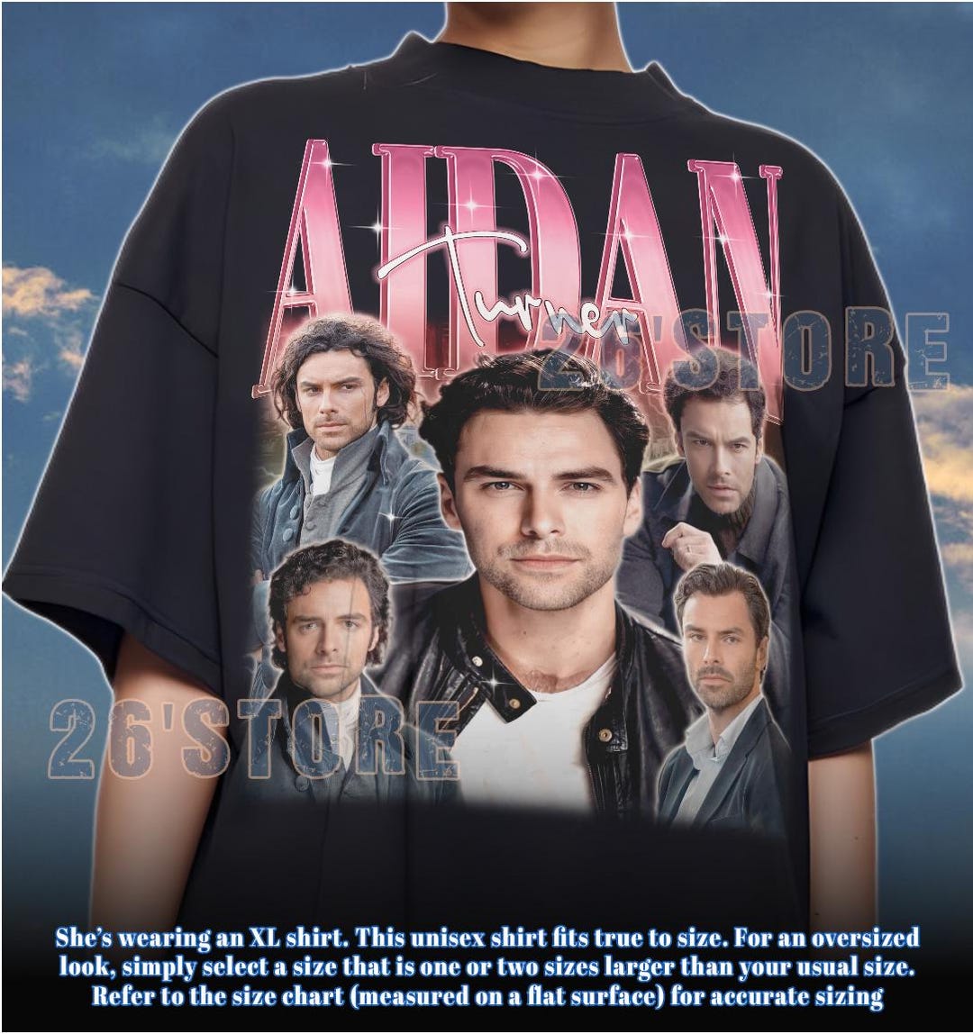 AIDAN TURNER Shirt, Aidan Turner Comfort Colors Shirt, Aidan Turner ...