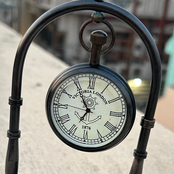 Antique Clock With Compass - Etsy