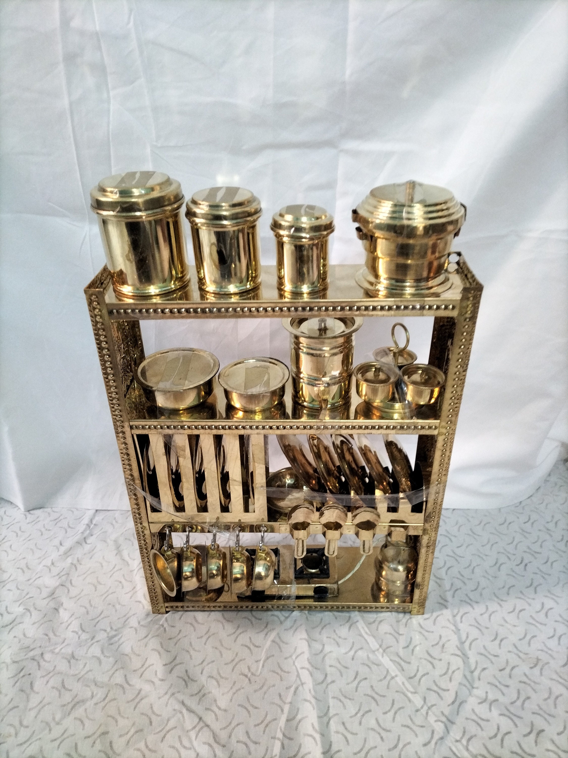 Miniature Kitchen Fully Brass Toys Set of Kids Pack of 56 Pisces - Etsy