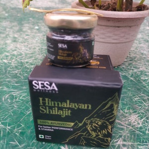 Sesa Himalayan Shilajit Resin: 100% Ayurvedic Shilajeet, Lab Certified, 20g - Etsy
