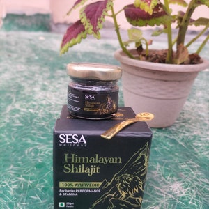 Sesa Himalayan Shilajit Resin: 100% Ayurvedic Shilajeet, Lab Certified, 20g - Etsy