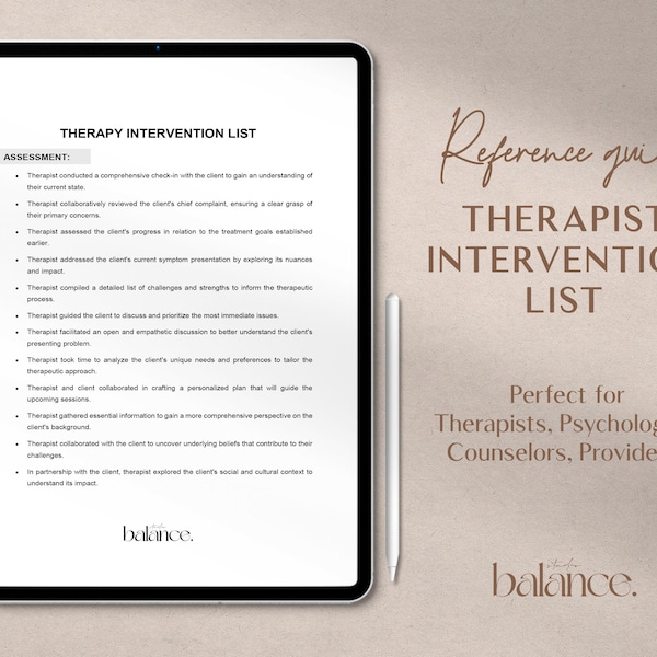 Therapist Progress Sheet Template - Etsy